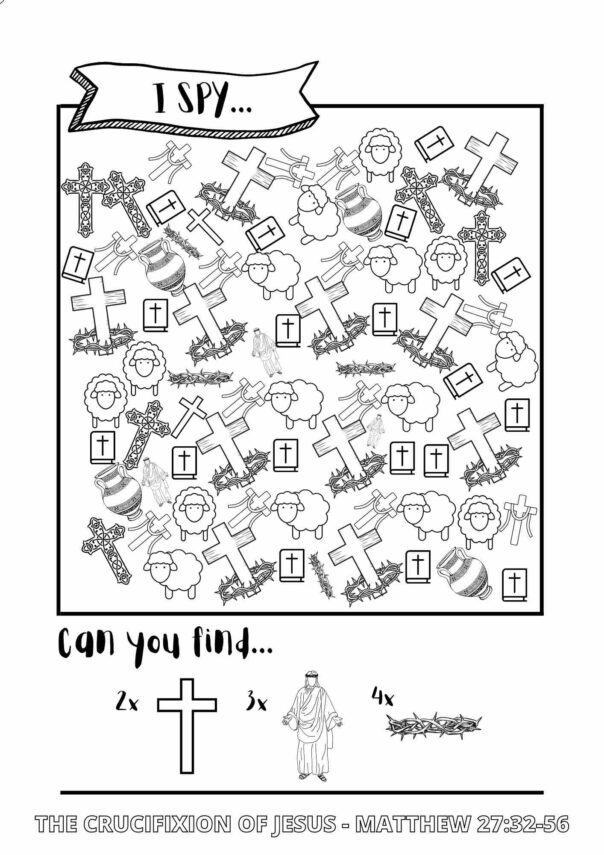 Bible themed i-SPY Printable Activity Sheets | PDF Download - Free ...