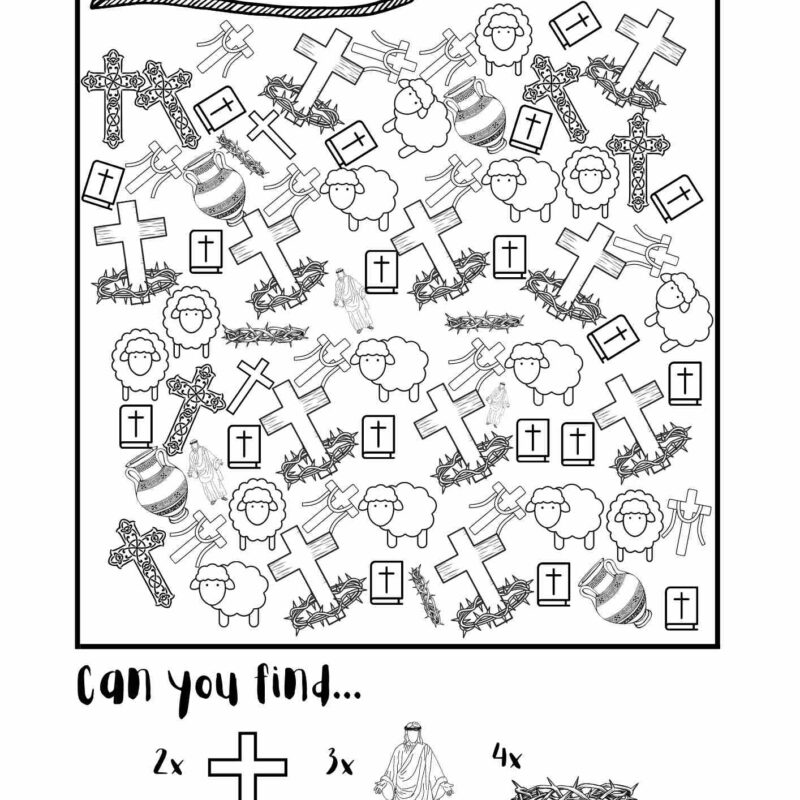 Bible themed i-SPY Printable Activity Sheets | PDF Download - Free ...