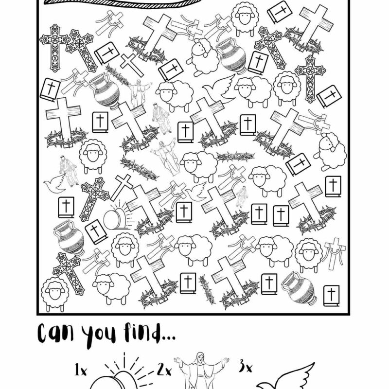 Bible themed i-SPY Printable Activity Sheets | PDF Download - Free ...