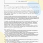 Genesis Bible Study Sheet - Free Bible Worksheets