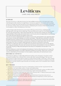 The Pentateuch (Torah or Law) Bible Summary Sheets – Download All 5 ...