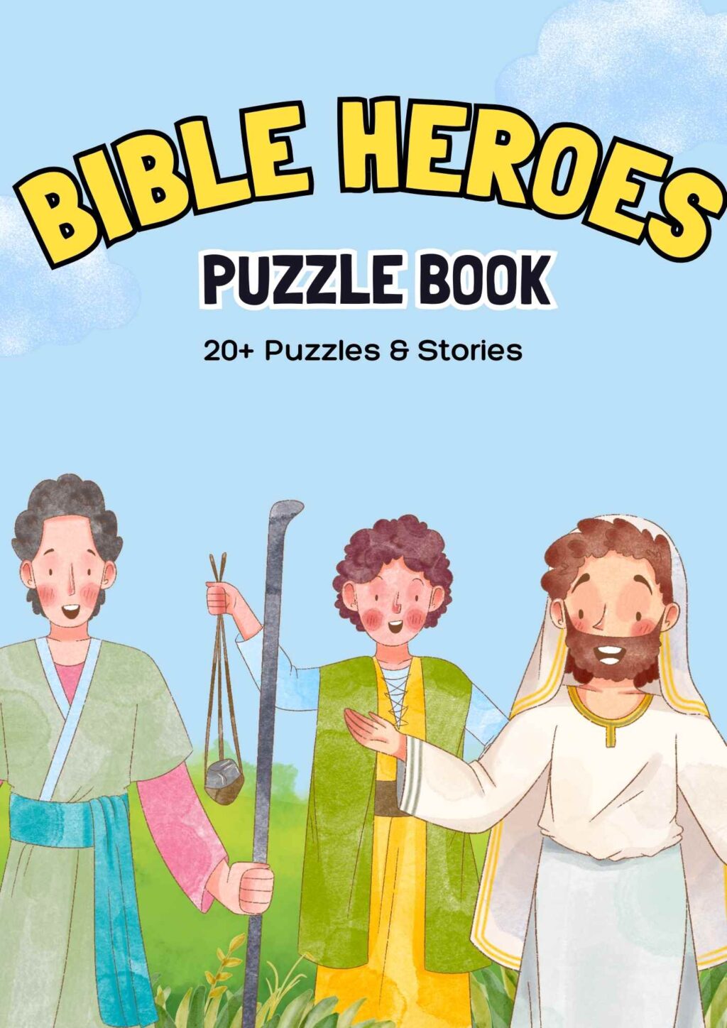Bible Heroes Puzzle Book – 20+ Fun Mazes, Word Searches, and Crosswords ...