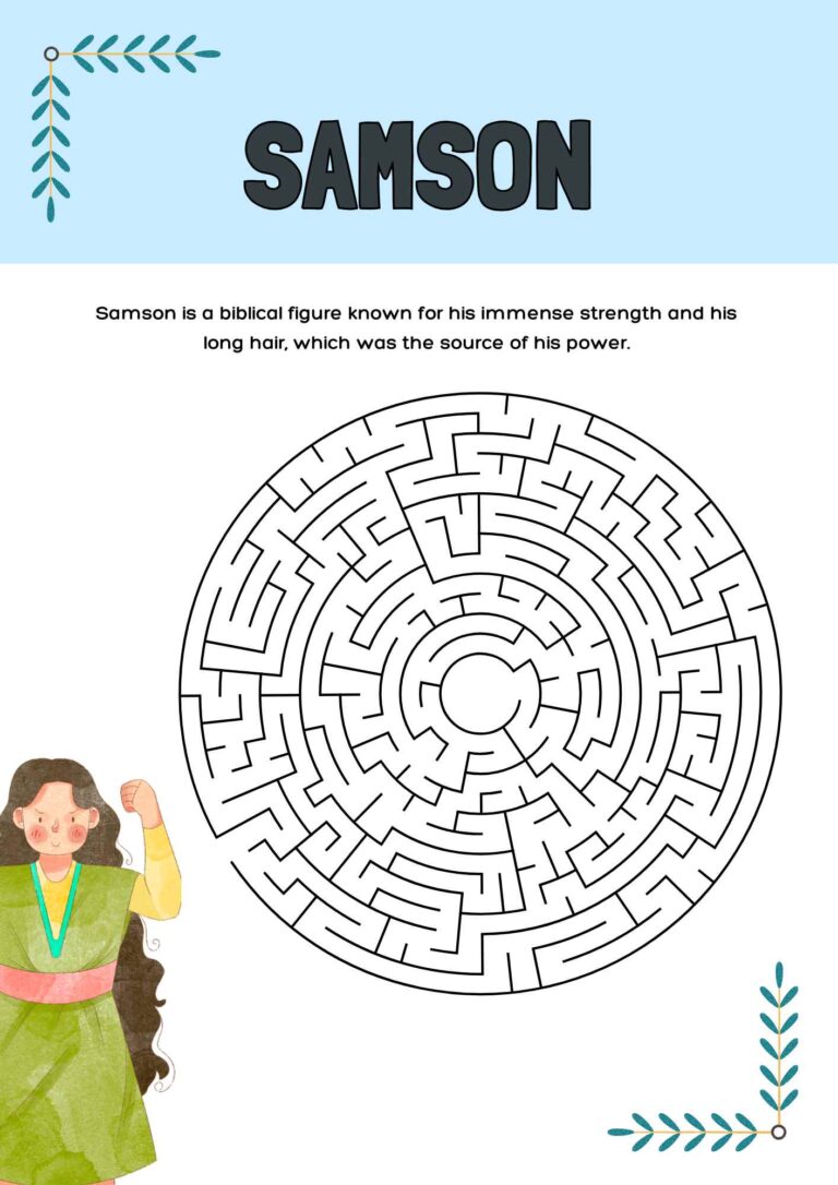 Bible Heroes Puzzle Book – 20+ Fun Mazes, Word Searches, and Crosswords ...