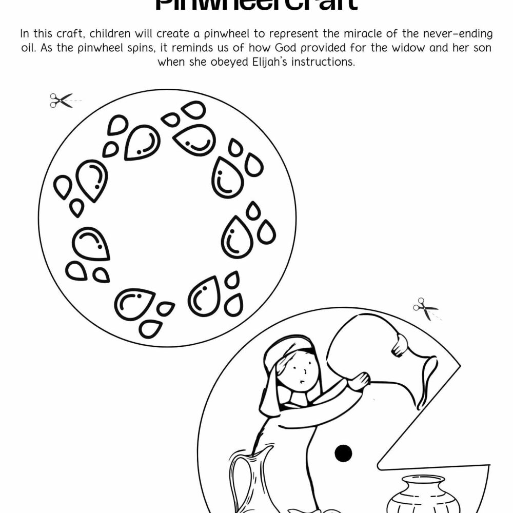 Joshua’s Trumpet Craft – Walls of Jericho Printable - Free Bible Worksheets