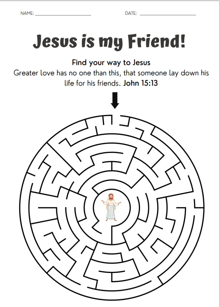 30 Bible Maze Mega Pack – Free Printable Mazes with Scriptures! - Free ...