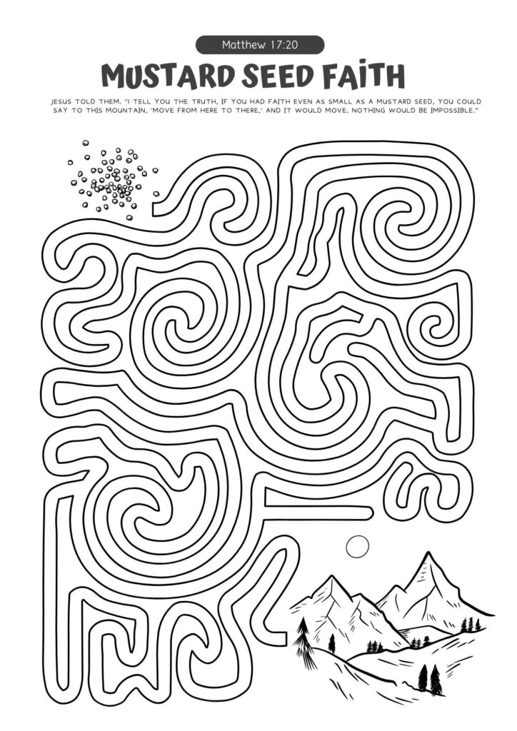 Parable of the Mustard Seed Multi Worksheet Activity Pack – 8 ...