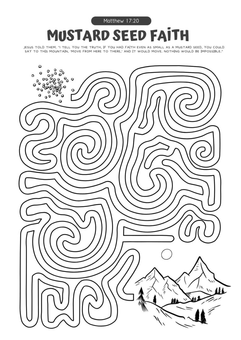 Parable of the Mustard Seed Multi Worksheet Activity Pack – 8 ...