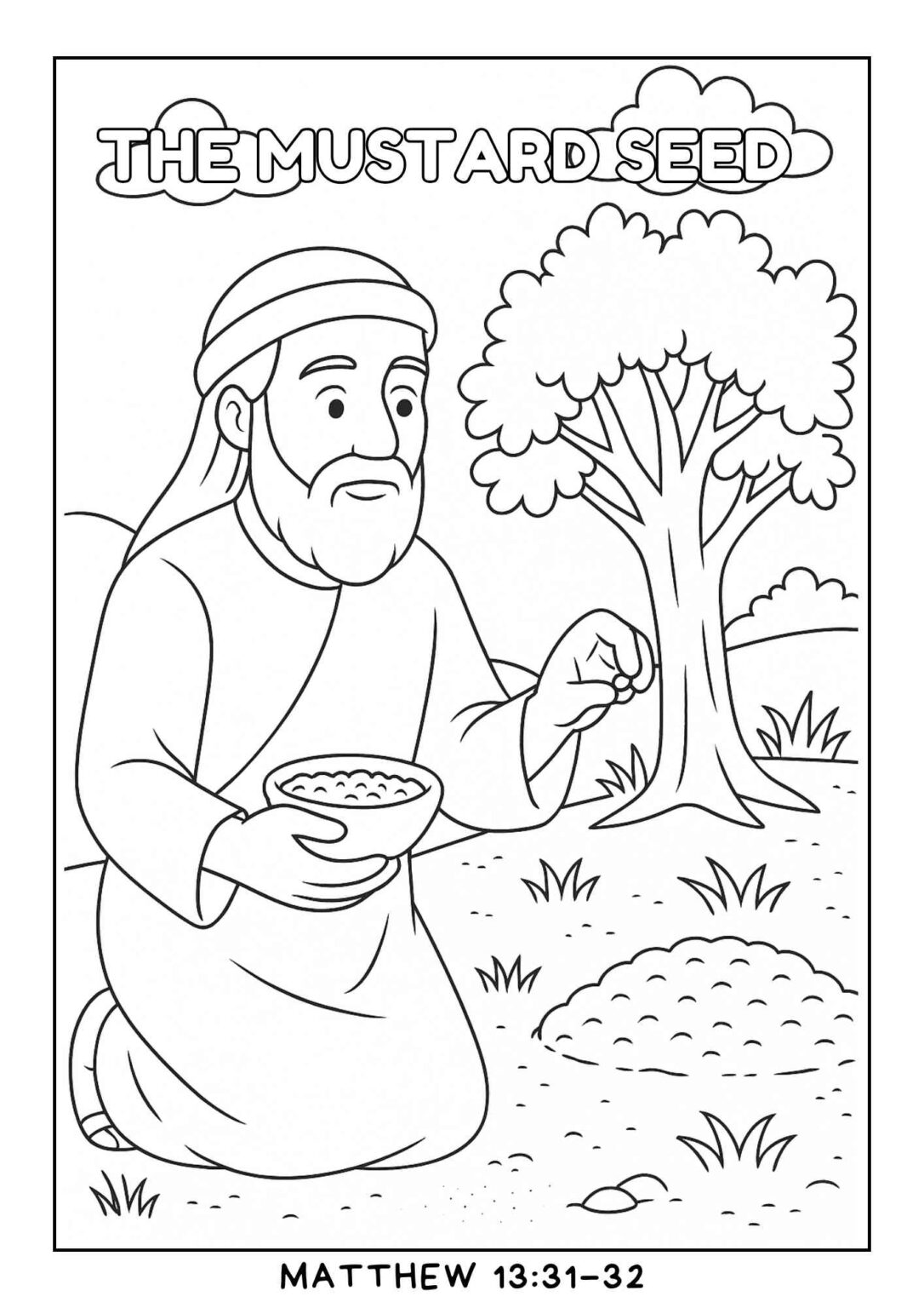Bible Parables Coloring Pages – Free Printable PDF for Kids - Free ...