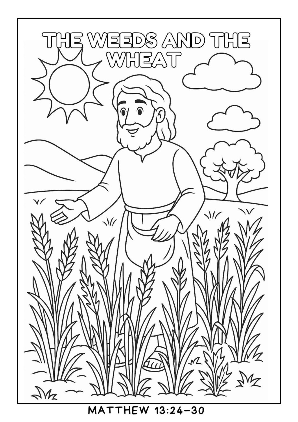 Bible Parables Coloring Pages – Free Printable PDF for Kids - Free ...