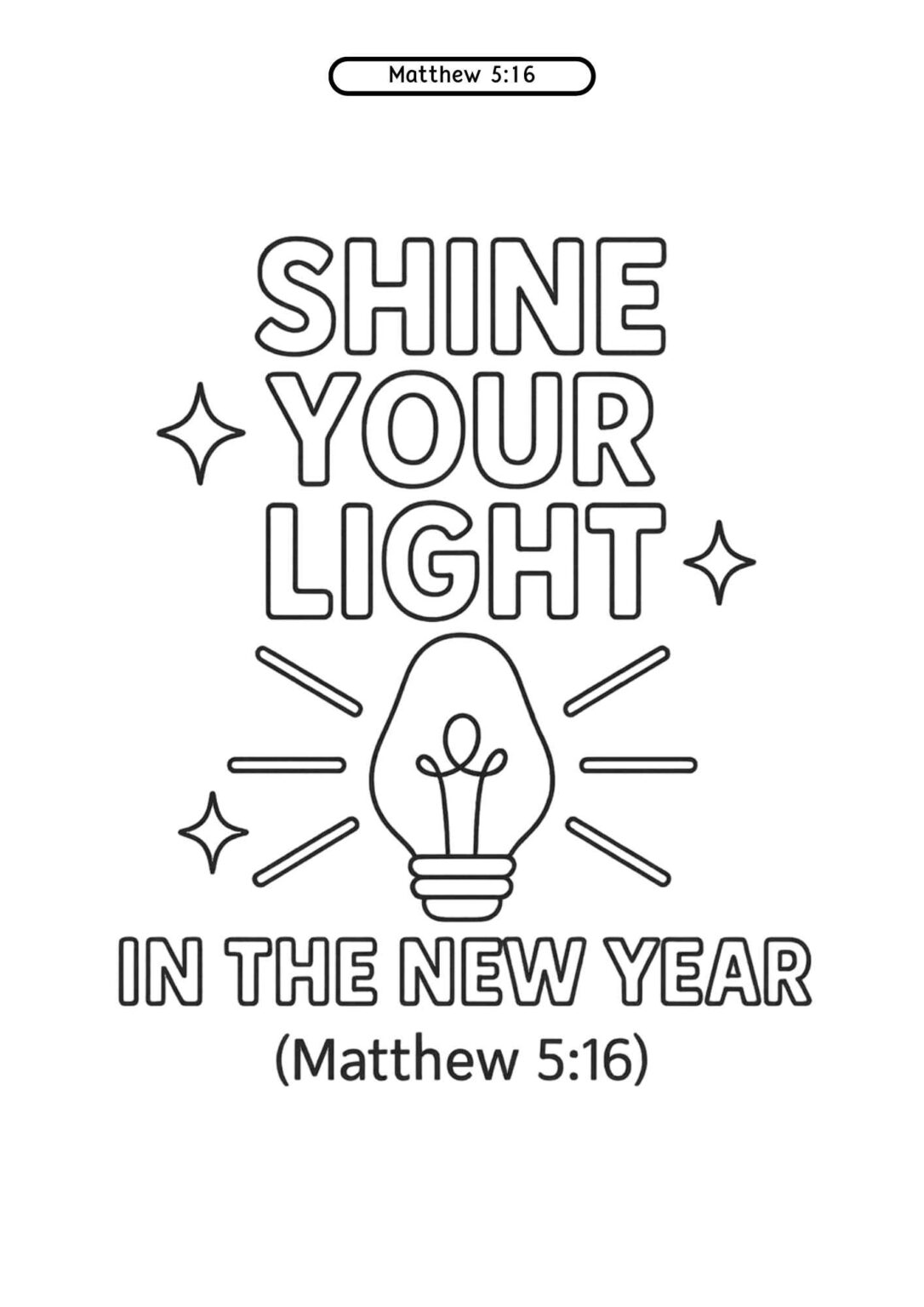 New Year Bible Lesson – Free Printable Lesson Plan, Memory Game ...