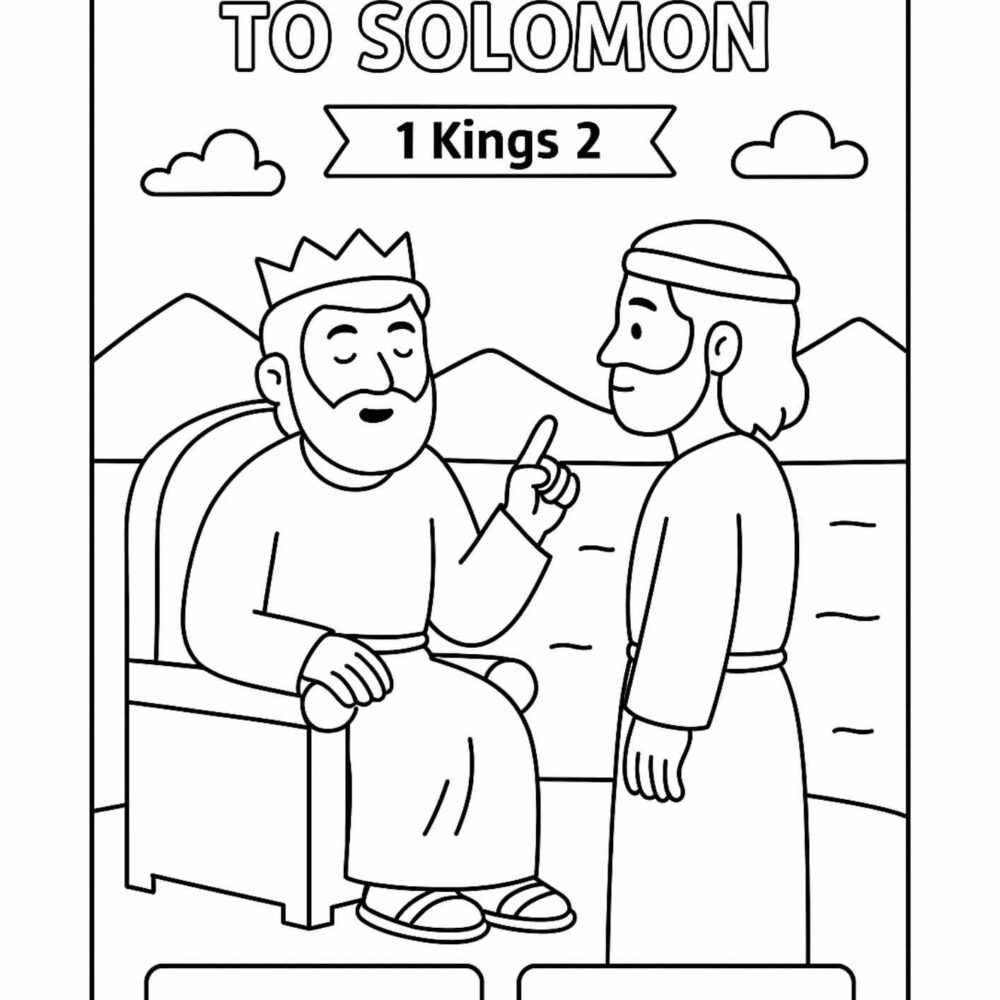 King David - Free Bible Worksheets