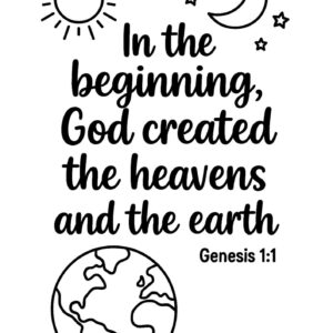 God created Archives - Free Bible Worksheets