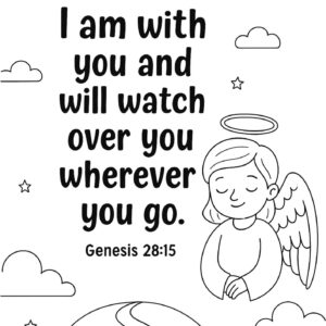 memory verse coloring pages Archives - Free Bible Worksheets