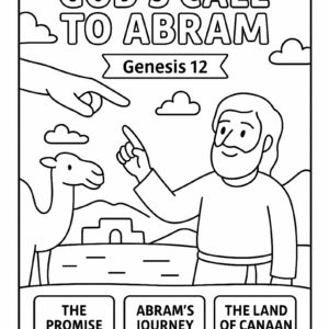 Abram and Lot Separate – Free Genesis 13 Coloring Page for Kids - Free ...