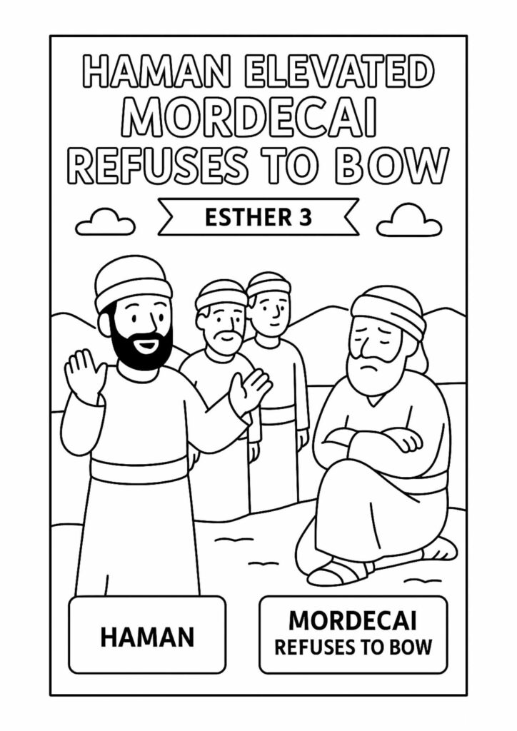 Esther in the Bible Coloring Pages – Free Printable Set for Kids - Free ...