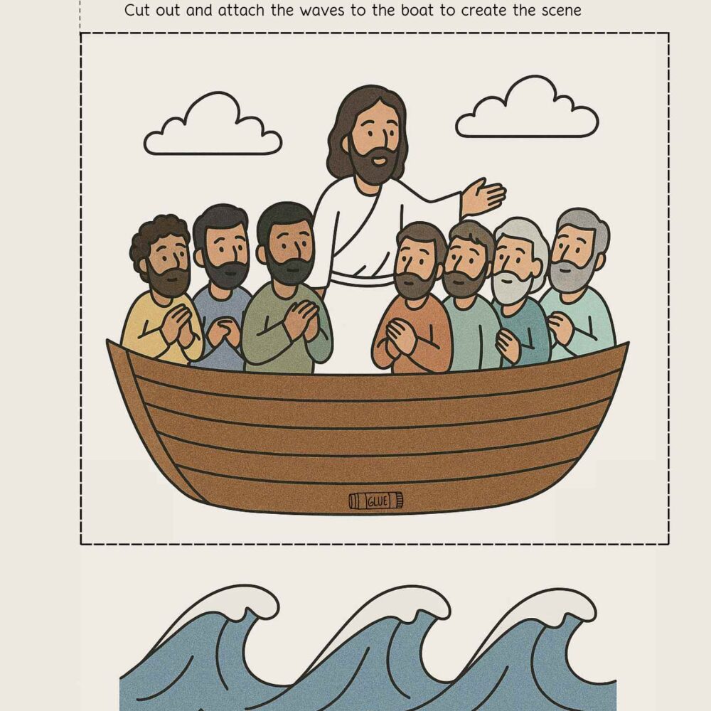 Joshua’s Trumpet Craft – Walls of Jericho Printable - Free Bible Worksheets