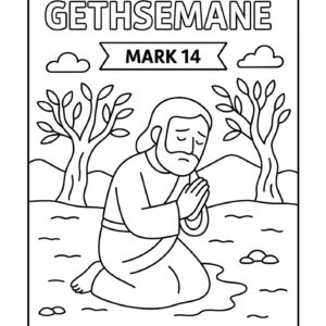 gethsemane Archives - Free Bible Worksheets