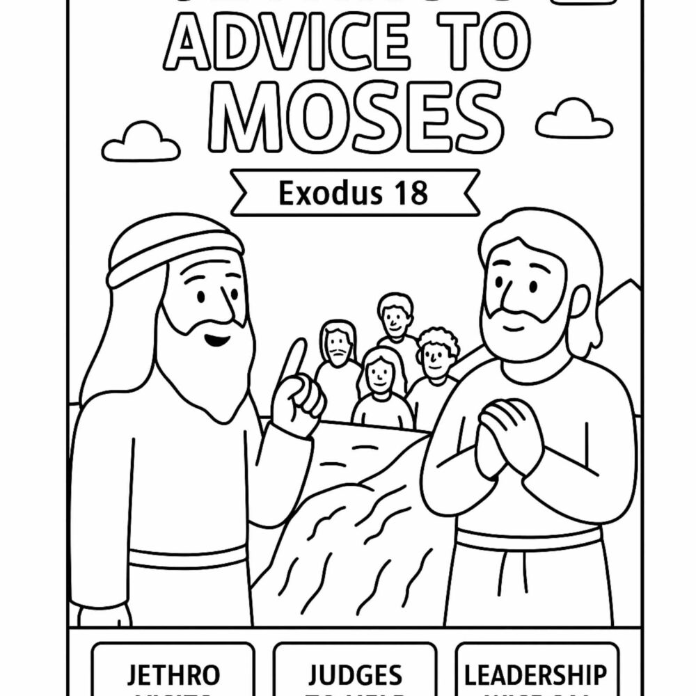 Exodus 18 printable - Free Bible Worksheets