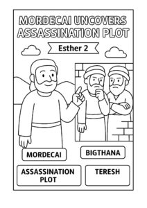 Esther in the Bible Coloring Pages – Free Printable Set for Kids - Free ...