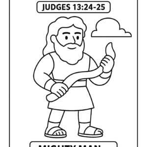 Judges 13 printable Archives - Free Bible Worksheets