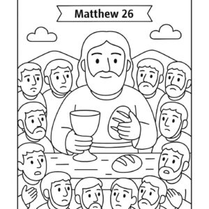 Last Supper Archives - Free Bible Worksheets