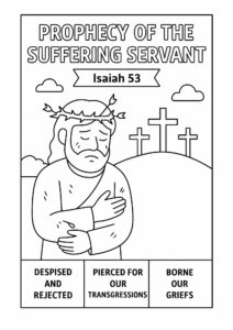 The Suffering Servant – Free Bible Coloring Page for Kids (Isaiah 53 ...