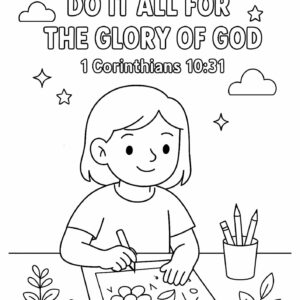 1 corinthians 10:31 Archives - Free Bible Worksheets