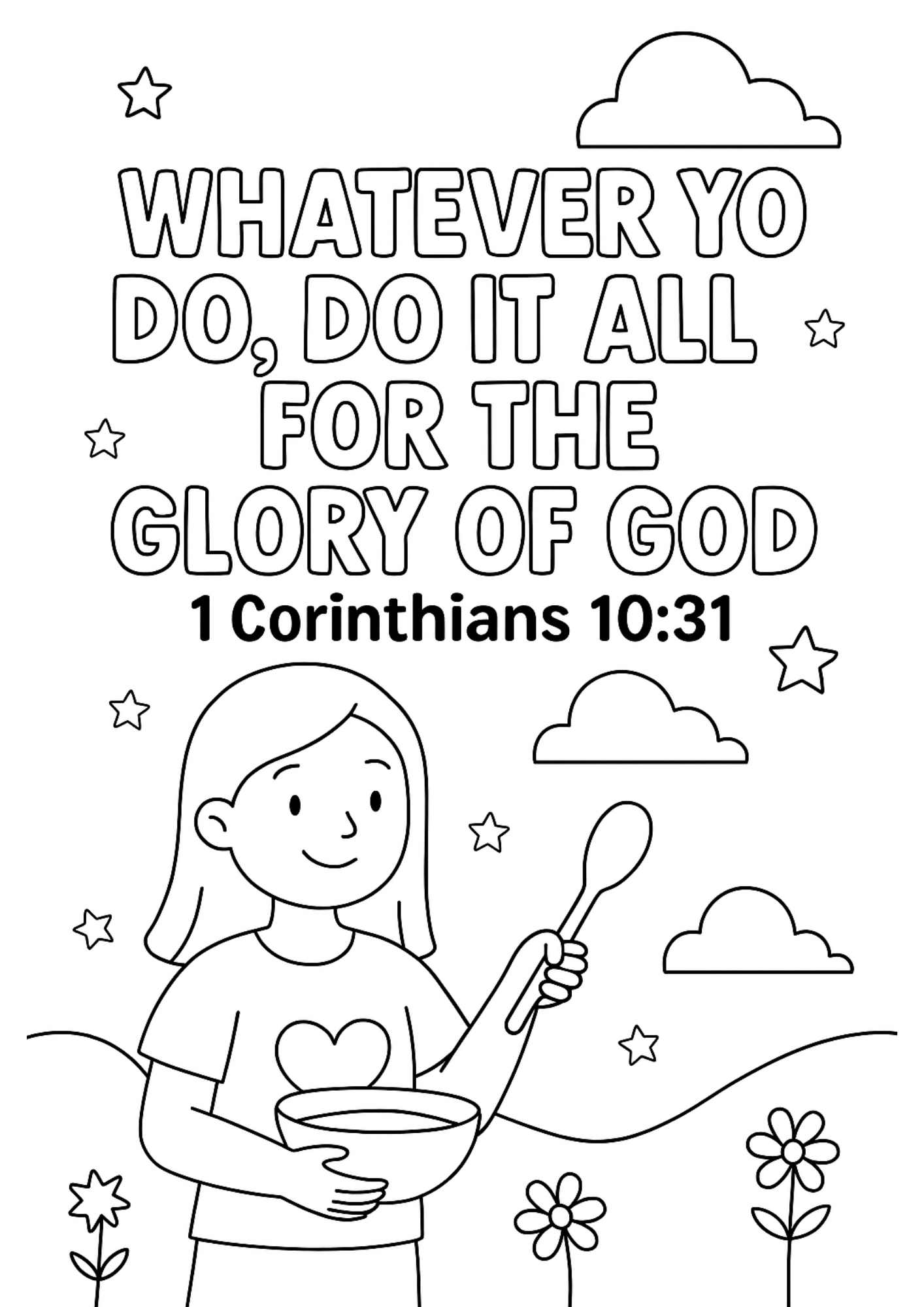 1 corinthians coloring pages