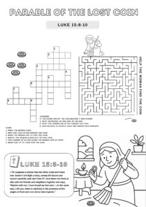 Parable of the Lost Coin Worksheet – Luke 15:8-10 (Free Printables ...