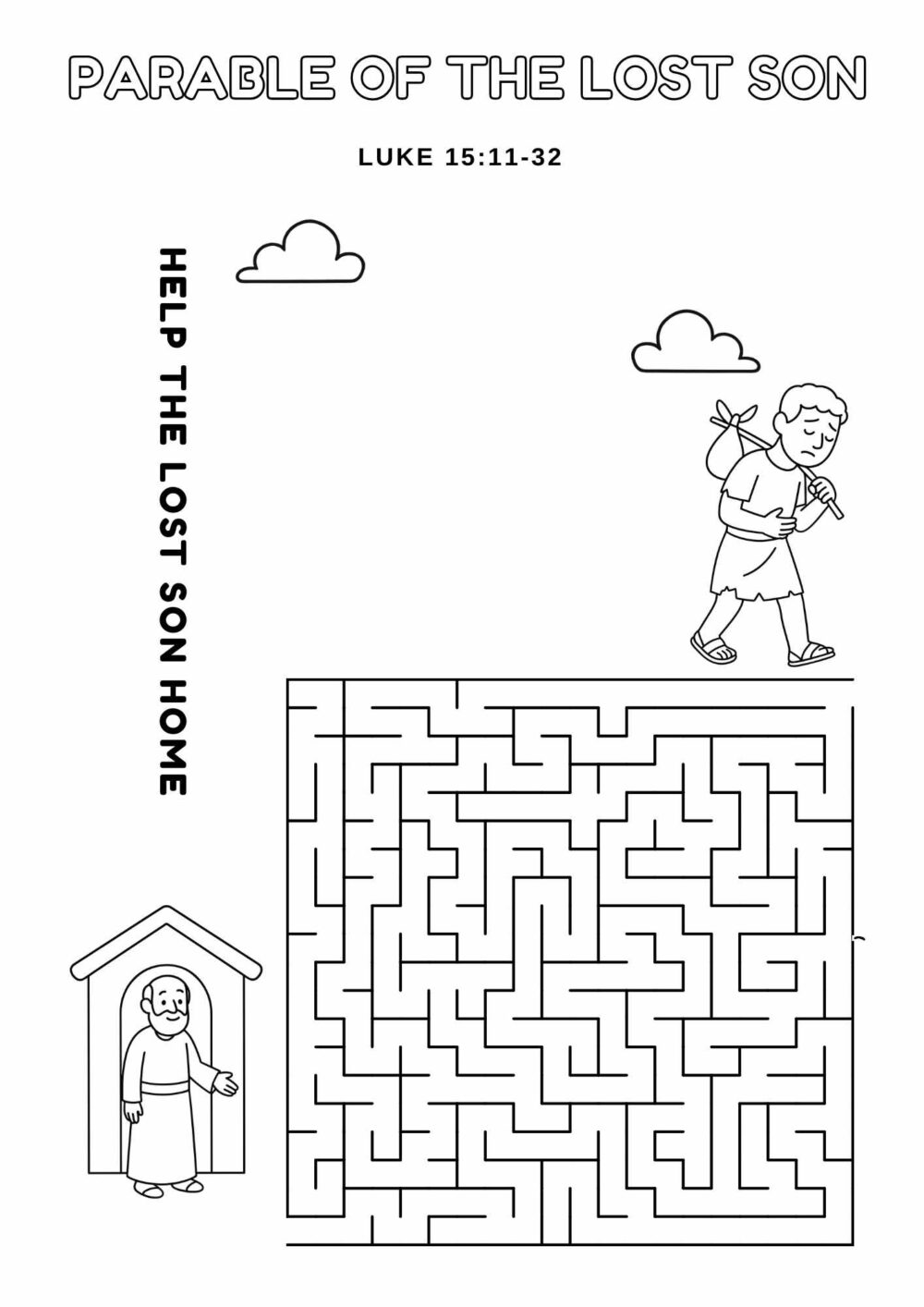 Luke 15 Activity Book for Kids – Free Bible Printable