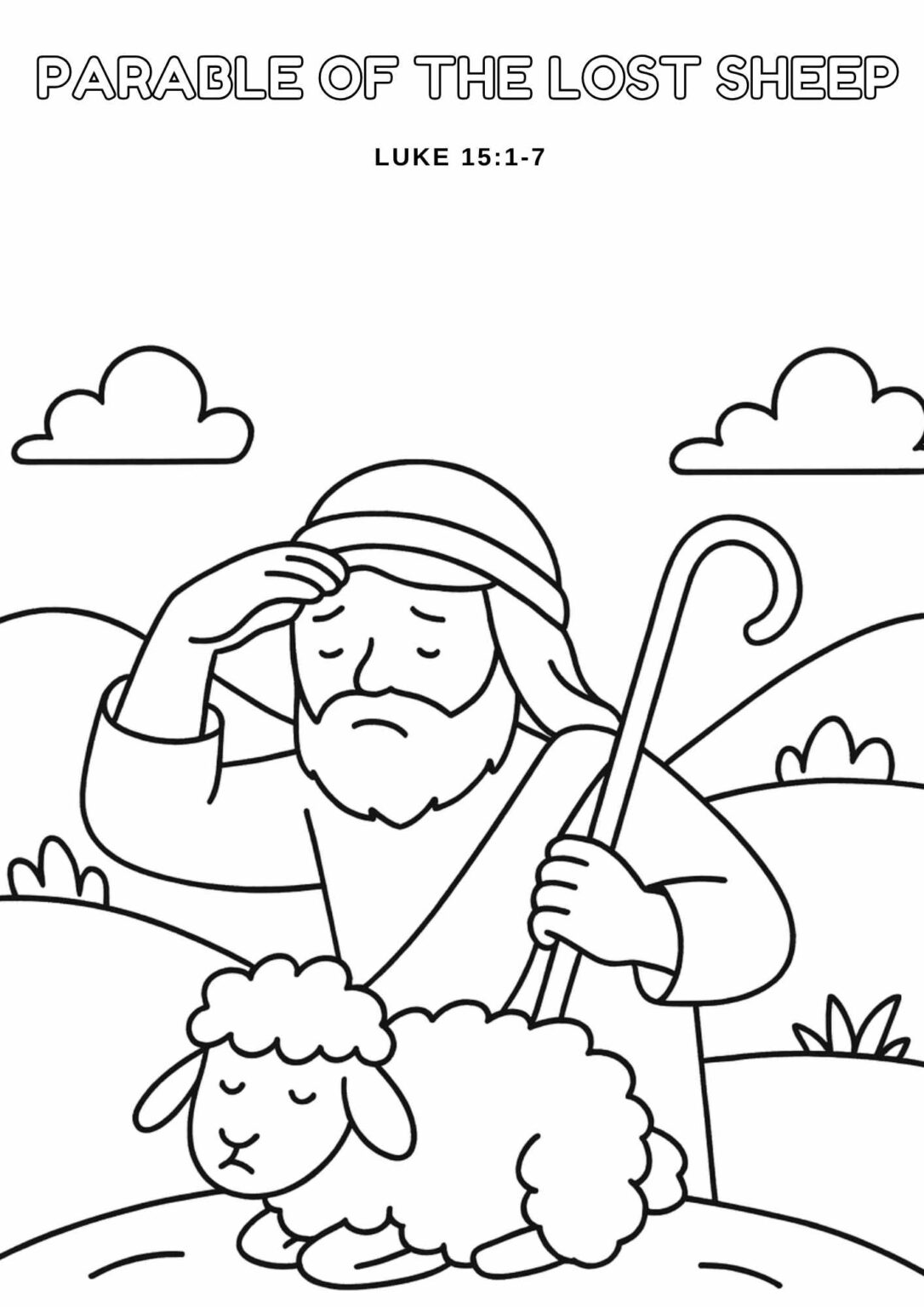 Luke 15 Activity Book for Kids – Free Bible Printable